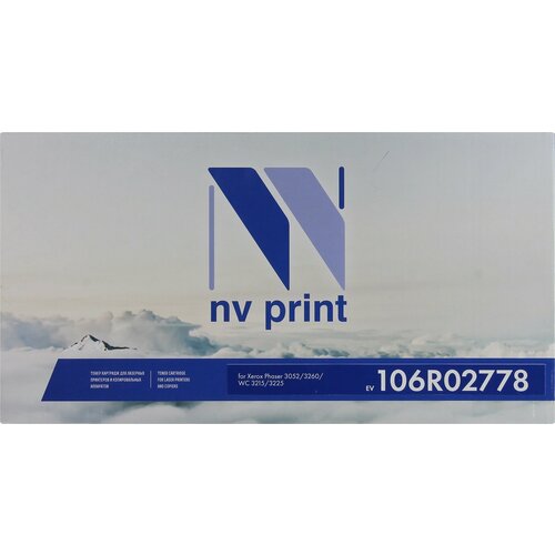 Тонер-картридж NetProduct (N-106R02778) для Xerox Phaser 3052/3260/WC 3215/3225, 3K(новая прошивка)
