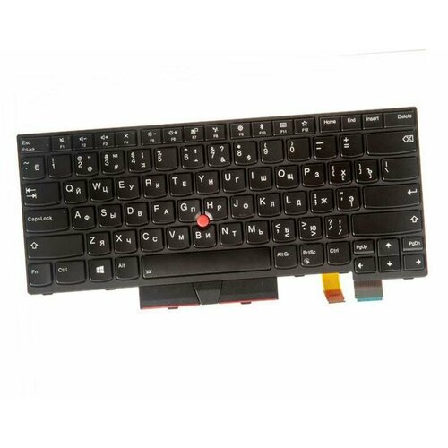 Клавиатура (keyboard) для ноутбука Lenovo Thinkpad A475, T470, T480, A485 черная с подсветкой