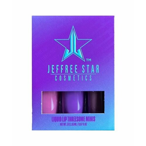 Набор помад Jeffree Star - Liquid Lip Blue Blood Threesome Minis