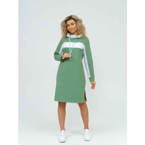 Платье ИСА-Текс, размер 54, зеленый