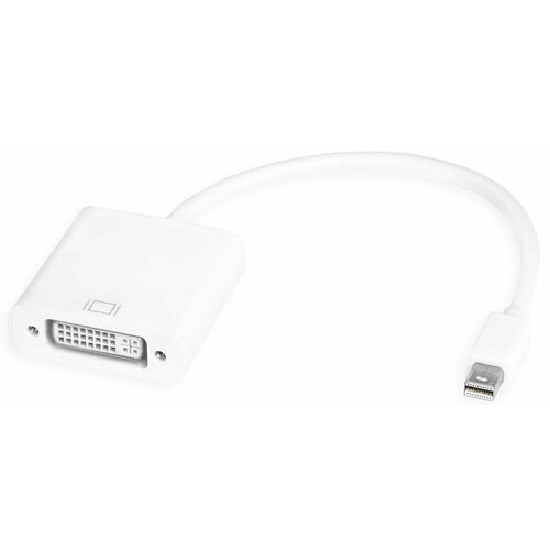 Адаптер переходник mini DisplayPort DVI AM AF GCR для MacBook Pro MacBook Air белый преобразователь сигнала mini display port dvi