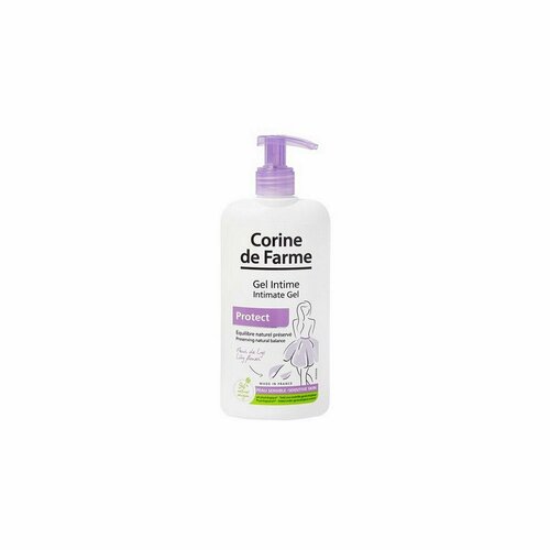 Гель для интимной гигиены с пребиотиками Corine de Farme Intimate gel Protect объём 250мл, Франция - 1шт