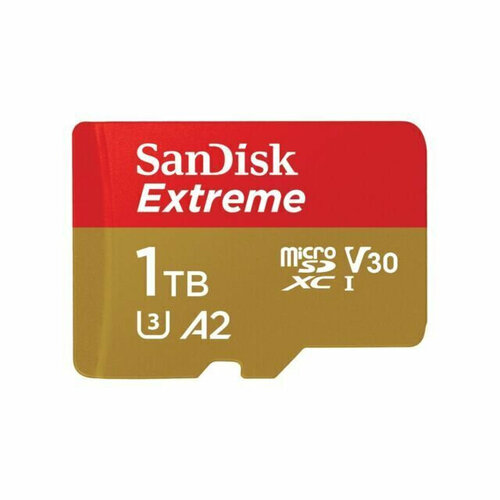 Карта памяти SanDisk microSDXC 1024GB Extreme без адаптера на SD