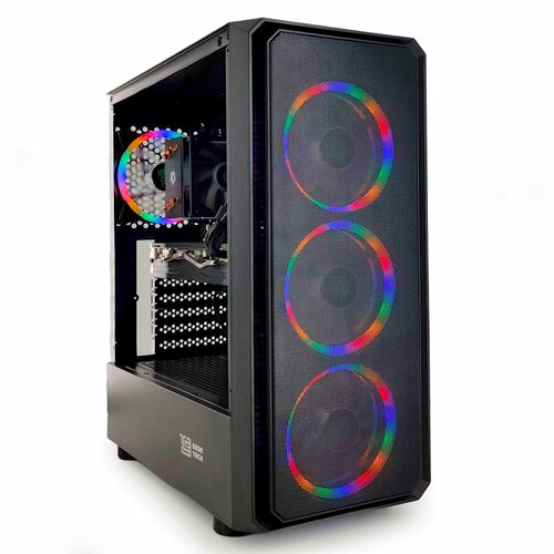 Игровой PC юкомс i5 2500, RX 560 4GB, SSD 480GB, 8GB DDR3, БП 450W, win 10 pro, Black game case