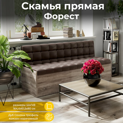 Кухонный диван ТриЯ Форест, диван: 164 x 61.5 см