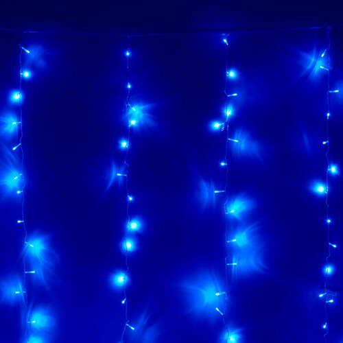 Электрогирлянда занавес синий свет 480 LED (3х3м)IP65 SW-XMAXOut-0006