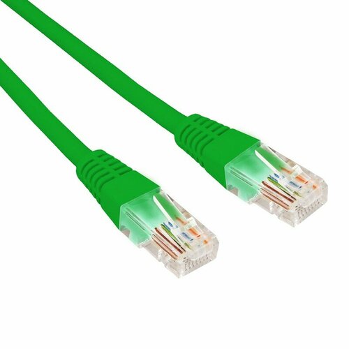 Патч-корд U/UTP, CAT 6, RJ45-RJ45, 26AWG, LSZH, зеленый, 3м REXANT, цена за 1 шт