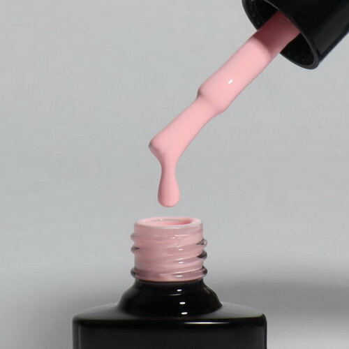 Гель лак для ногтей "DELICATE NUDE", 3-х фазный, 8 мл, LED/UV, цвет нежно - розовый