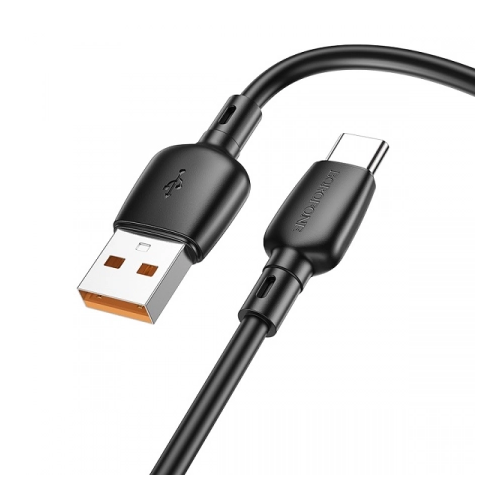USB-C кабель BOROFONE BX93 Super Type-C, 3A, 100W, 1м, PVC (черный)