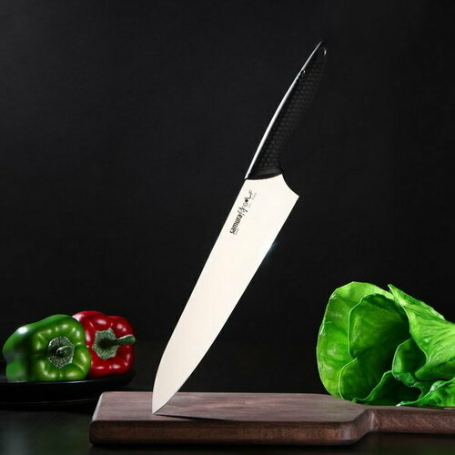 Нож кухонный GOLF, шеф, лезвие 22.1 см, AUS-8