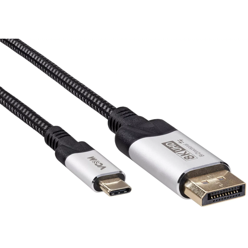 Кабель USB Type-C - DisplayPort, 1.8м, VCOM (CU422VB-1.8)
