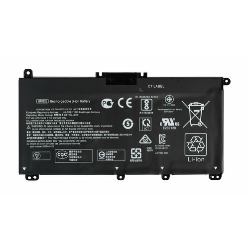 Аккумулятор / батарея HT03XL для HP Pavilion 17-by , 15-da0151ur, 15-db0000ur, 15-db0379ur, 15-da0191ur, 15-db0337ur и др / 11,55V 3470mAh 39,5Wh