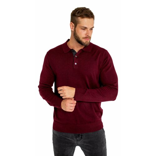 Пуловер размер XL, бордовый
