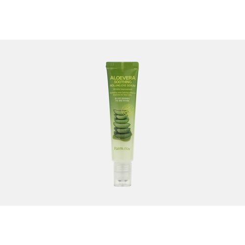Сыворотка-роллер для кожи вокруг глаз Farm Stay Aloevera Soothing Rolling Eye Serum 25 мл
