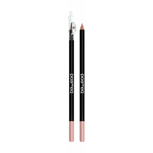 POETEQ Карандаш для губ Lip pencil with sharpener с точилкой, 2 г, 85 пудровое настроение