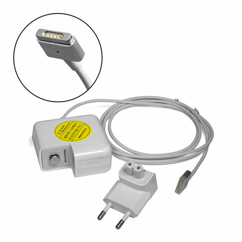 Блок питания, зарядка Apple MacBook Air 11.6", 13.3", MagSafe 2. 14.85V 3.05A 45W. PN: MD592