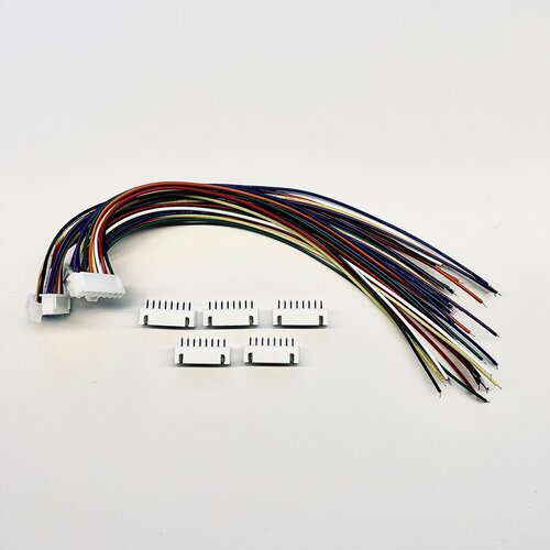 Набор кабелей с разъемом JST XH 2.54мм 8pin 20см 5 штук