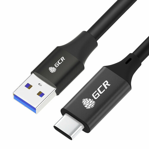 Кабель для внешнего SSD накопителя USB 3.0 Type-A/USB Type-C (GCR-U702) черный 1.0м