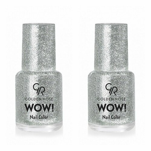 Golden Rose Лак для ногтей Wow! Nail Lacquer, тон 201, 6 мл, 2 штуки