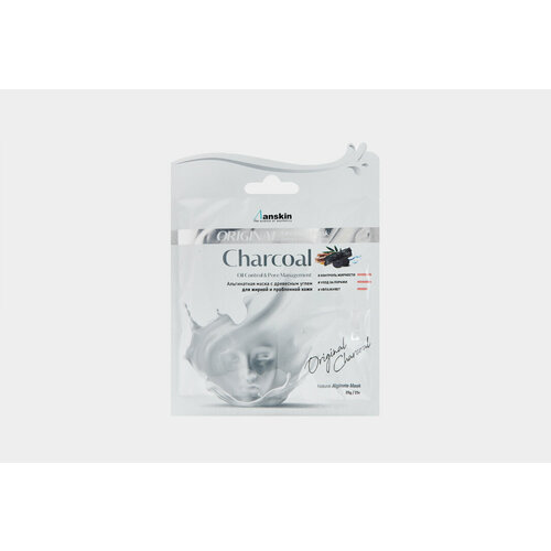 Альгинатная маска ANSKIN Charcoal Modeling Mask, Refill / количество 1 шт