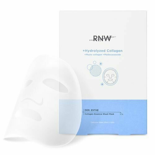 RNW Набор тканевых масок для лица Der. Esthe Сollagen Essence Sheet Mask (10 шт)