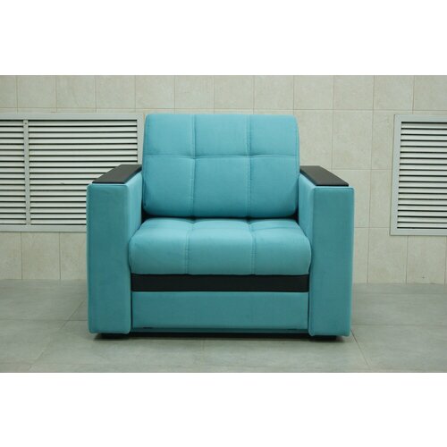 Кресло-кровать Атланта голубой велюр