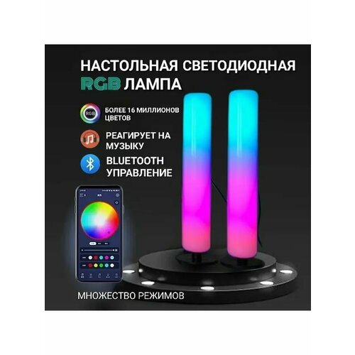 Декоративный Led светильник Светодиодная умная RGB лампа для компьютера, для телевизора, светомузыка для вечеринки