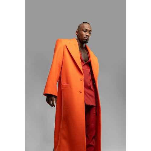 Пальто ZNWR, размер L, оранжевый