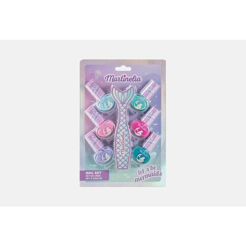 Набор лаков для ногтей и пилочки Martinelia Let's Be Mermaids Nail Set 7 шт