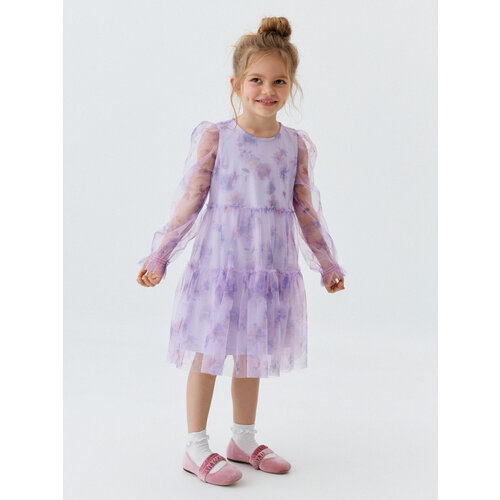 Платье Sela, размер 104, фиолетовый