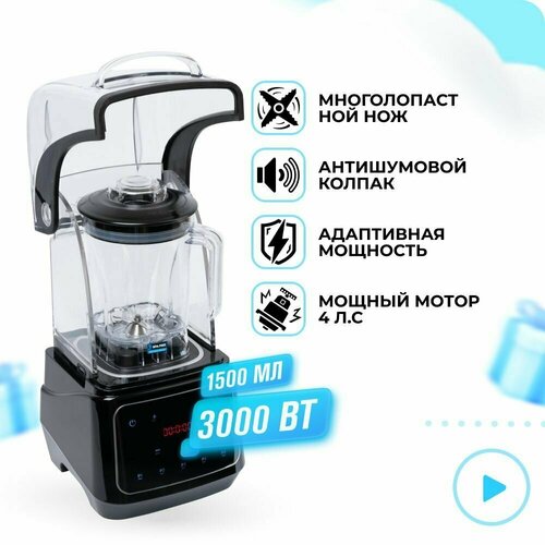 Стационарный блендер RAWMID Professional RPB-02, черный