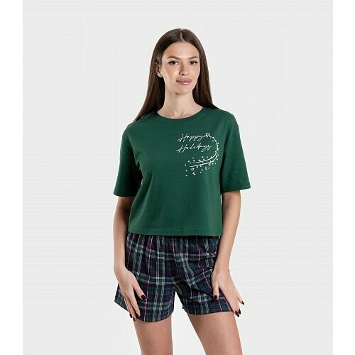 Пижама  SERGE, размер 104, зеленый