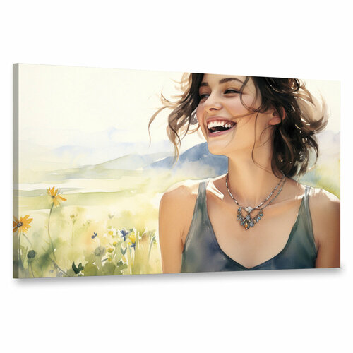 Интерьерная картина 100х60 "Ожерелье счастья"