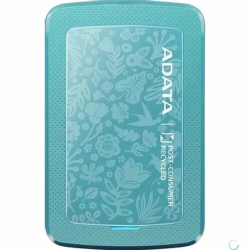 Жесткий диск внешний ADATA HC300 ECO External HDD 1TB 2.5" USB 3.2 Gen 1, green