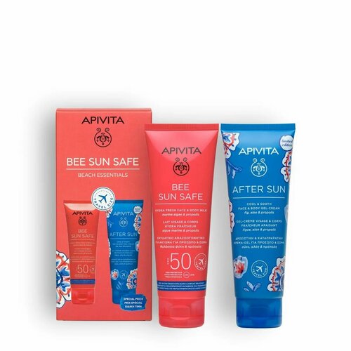 APIVITA Набор для ухода за кожей до и после загара Bee Sun Safe Beach Essentials Kit
