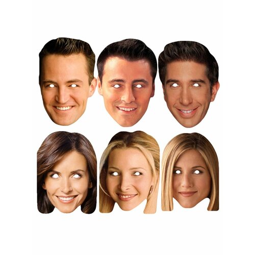 Набор масок сериал Друзья Friends, картон