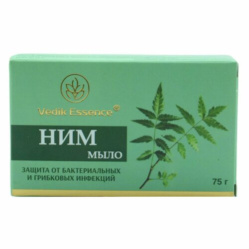 Мыло Vedik Essence Neem антибактериальное Ним, 75 г