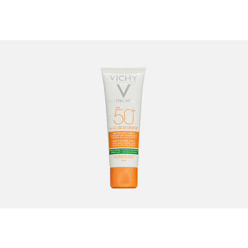 Солнцезащитный крем для жирной кожи SPF50+ VICHY, Capital Soleil 50мл