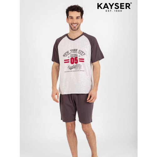 Пижама  Kayser, размер XL, белый, серый
