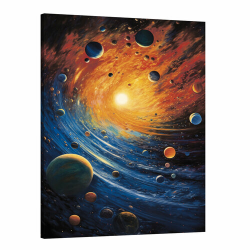 Интерьерная картина 50х70 "Астрологический пейзаж"
