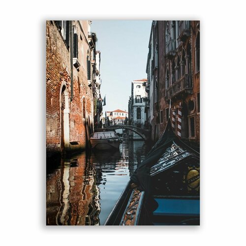 Постер, плакат на бумаге / Венеция / Размер 40 x 53 см