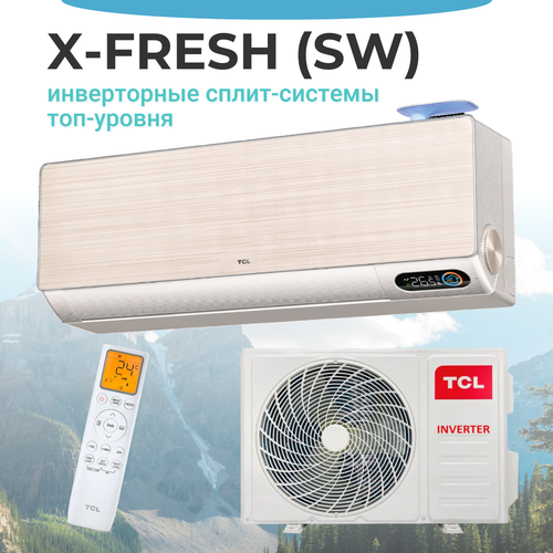 Сплит-система кондиционер серия X-Fresh DC инвертор с притоком свежего воздуха TCL TAC-12HRID/XF(SW)