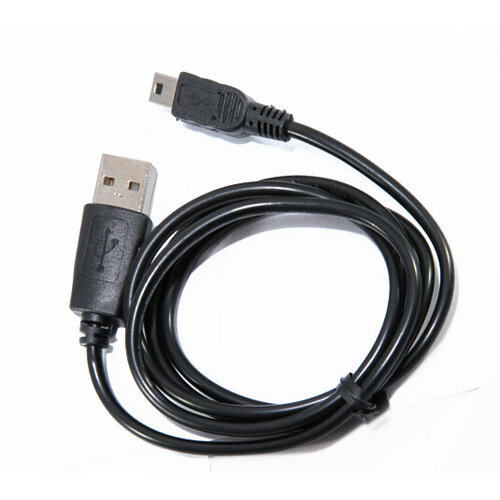 Кабель USB - mini USB 1 метр черный (в пакете) подходит для геймпада джойстика PlayStation 3 PS3