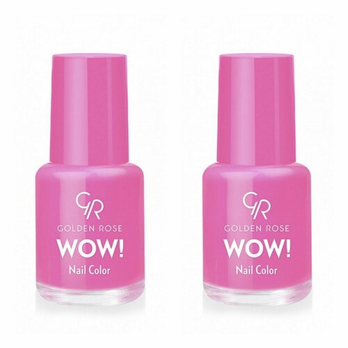 Golden Rose Лак для ногтей Wow! Nail Lacquer, тон 032, 6 мл, 2 штуки