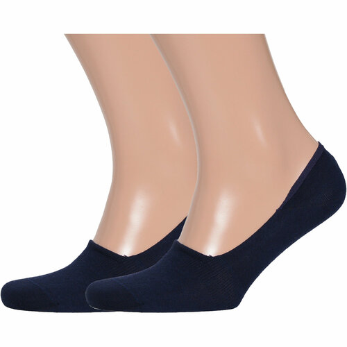 Подследники RuSocks, 2 пары, размер 23-25, синий