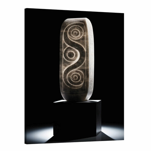 Интерьерная картина 50х70 "Гримуар: магический камень"