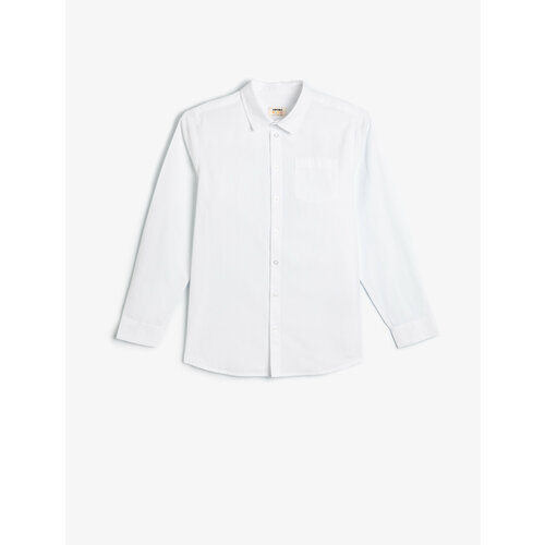 Рубашка KOTON, размер 9-10 лет, белый