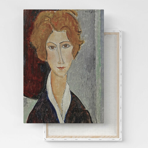 Картина на холсте, репродукция / Amedeo Modigliani / Амедео Модильяни / Размер 40 x 53 см