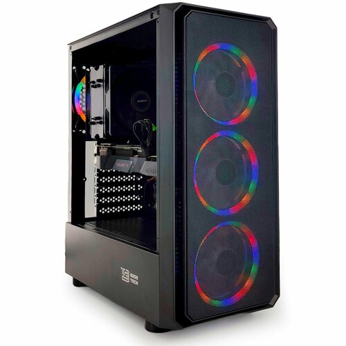 Игровой PC юкомс Ryzen 7 2700, RTX 4070 12GB, SSD 120GB, 32GB DDR4, БП 700W, win 10 pro, Black game case