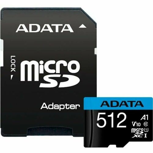 Карта памяти MICRO SDXC 512GB AUSDX512GUICL10A1-RA1 ADATA